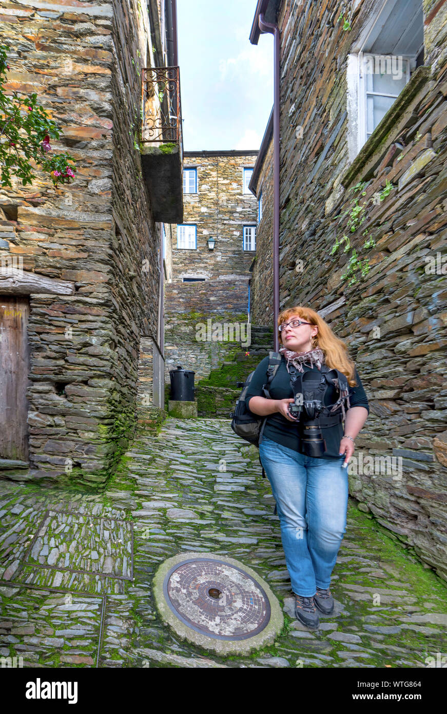 Visiting remote schist village of Piodao, Portugal Stock Photo - Alamy