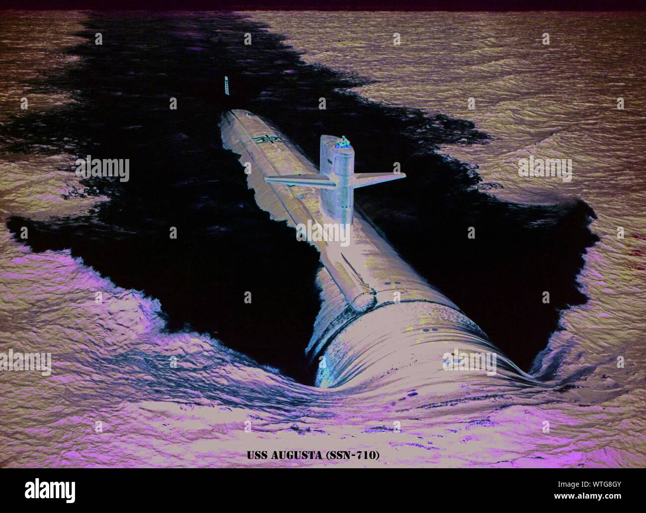 USS AUGUSTA (SSN-710 Stock Photo - Alamy