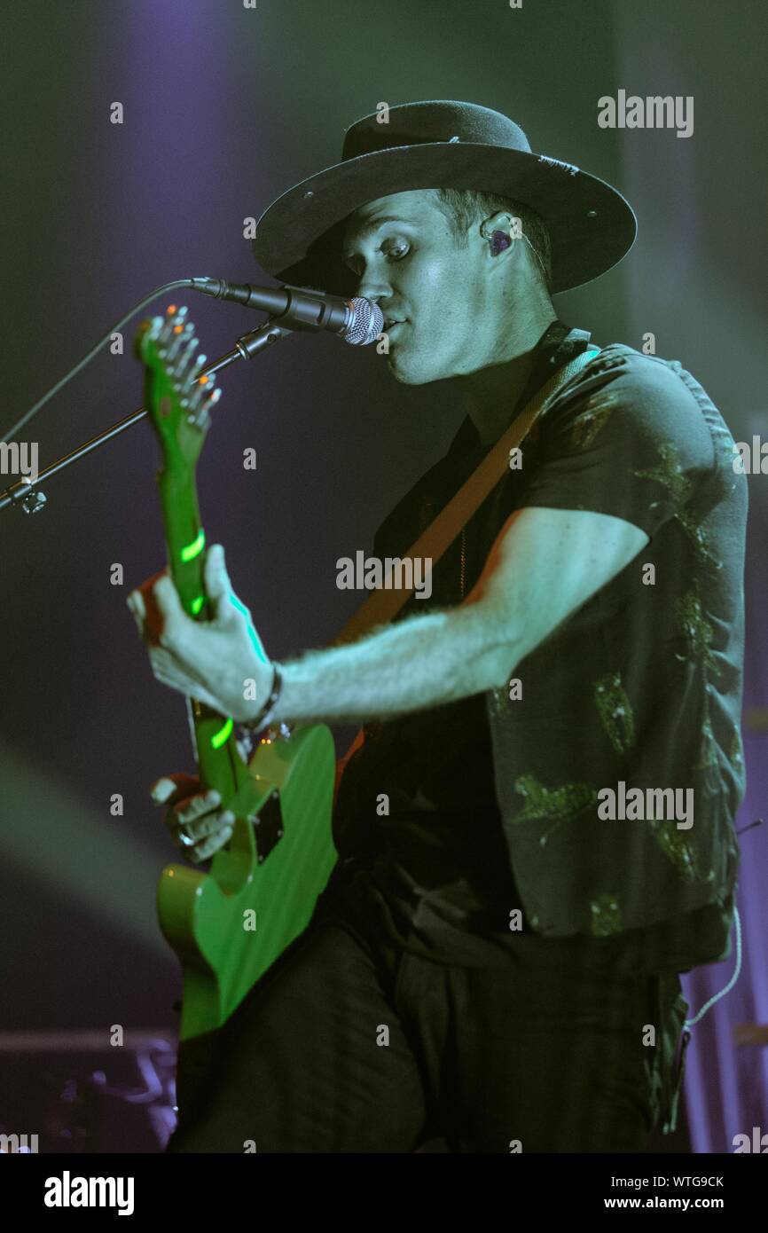 August 27, 2019, Madison, Wisconsin, U.S: TOM HOWIE of Bob Moses at The ...