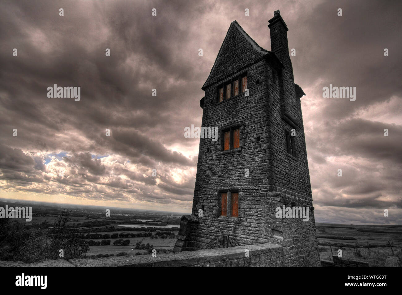 Pigeon Tower, Lever Park, Horwich, Bolton, Greater Manchester, UK Stock ...