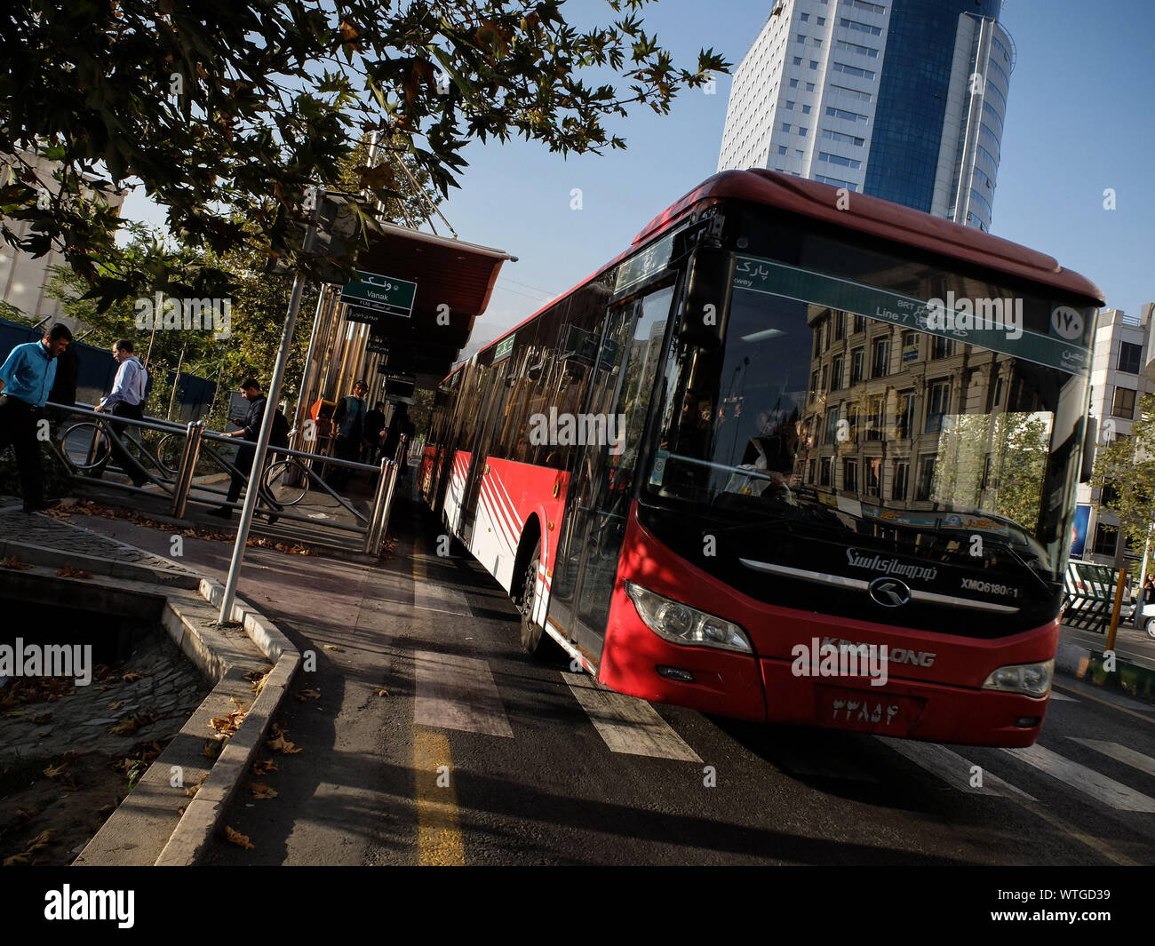 Valiasr street in tehran hi-res stock photography and images - Alamy