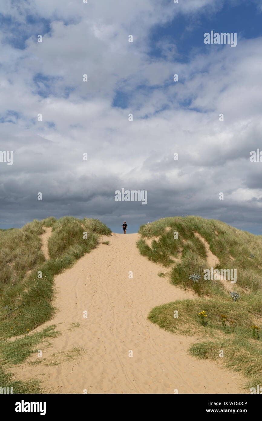 Holkham Bay Sand Dunes / Burham Harbour - Norfolk Coast Path - Norfolk ...