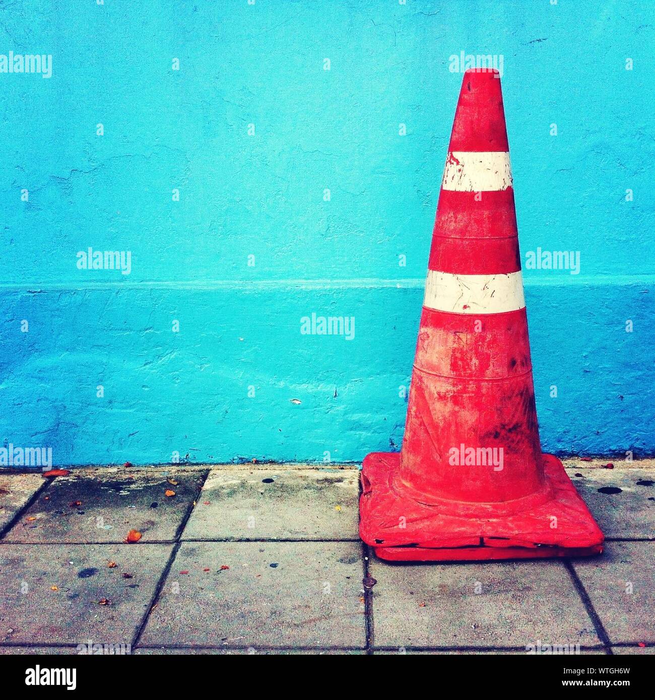 Blue Traffic Cone High Resolution Stock Photography and Images - Alamy