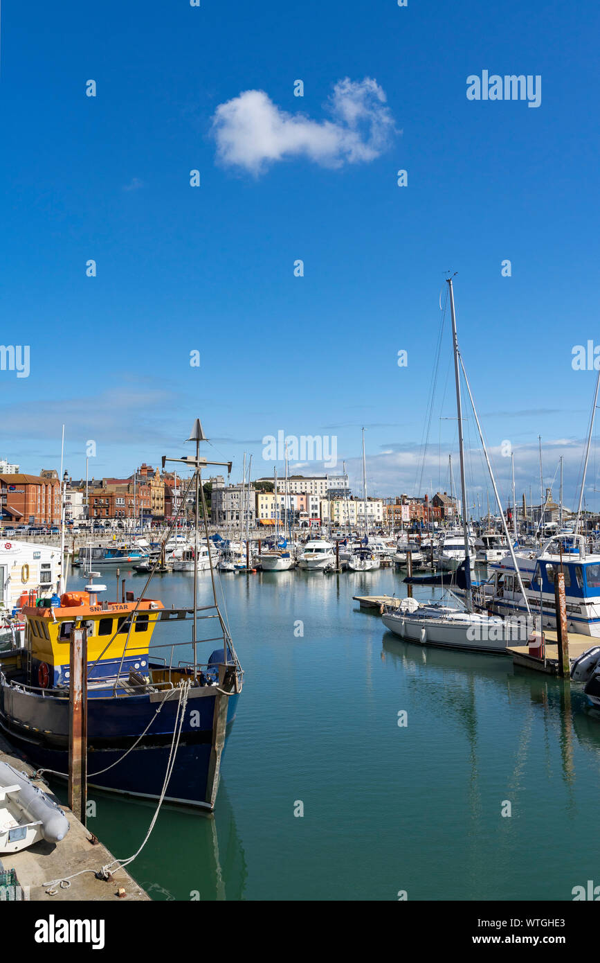 Ramsgate Yacht Marina - Kent, UK Stock Photo - Alamy