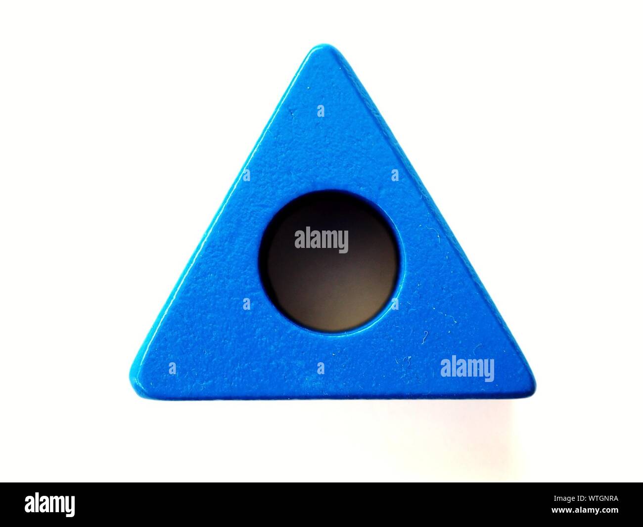 Blue triangle background hi-res stock photography and images - Alamy