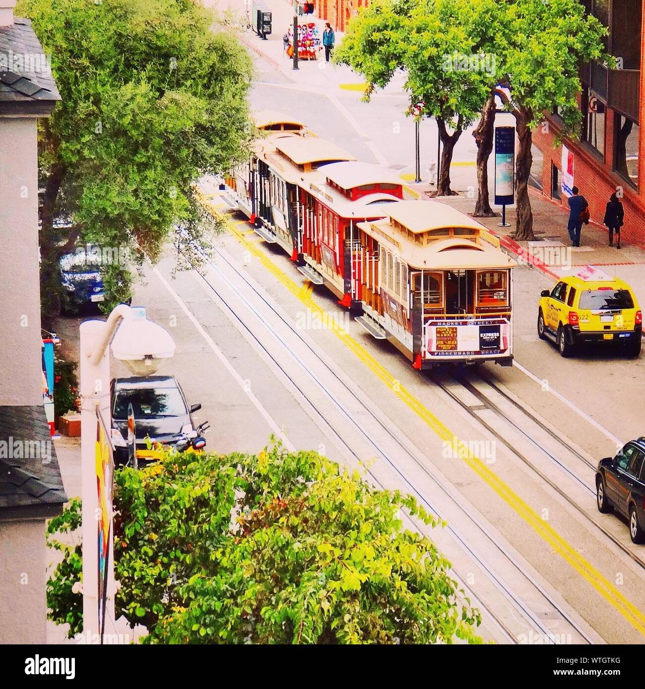 Parking trams hi-res stock photography and images - Alamy