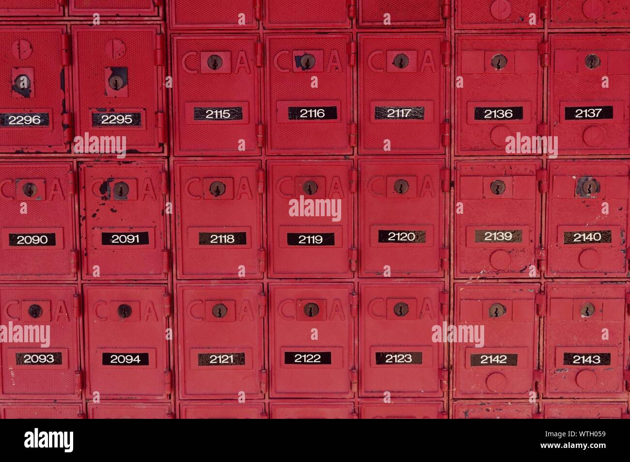 Number lockers hi-res stock photography and images - Alamy