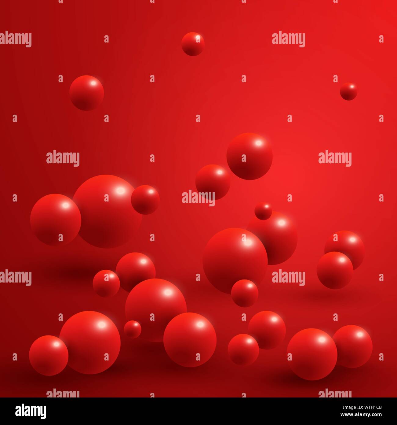 Red ball desert Stock Vector Images - Alamy