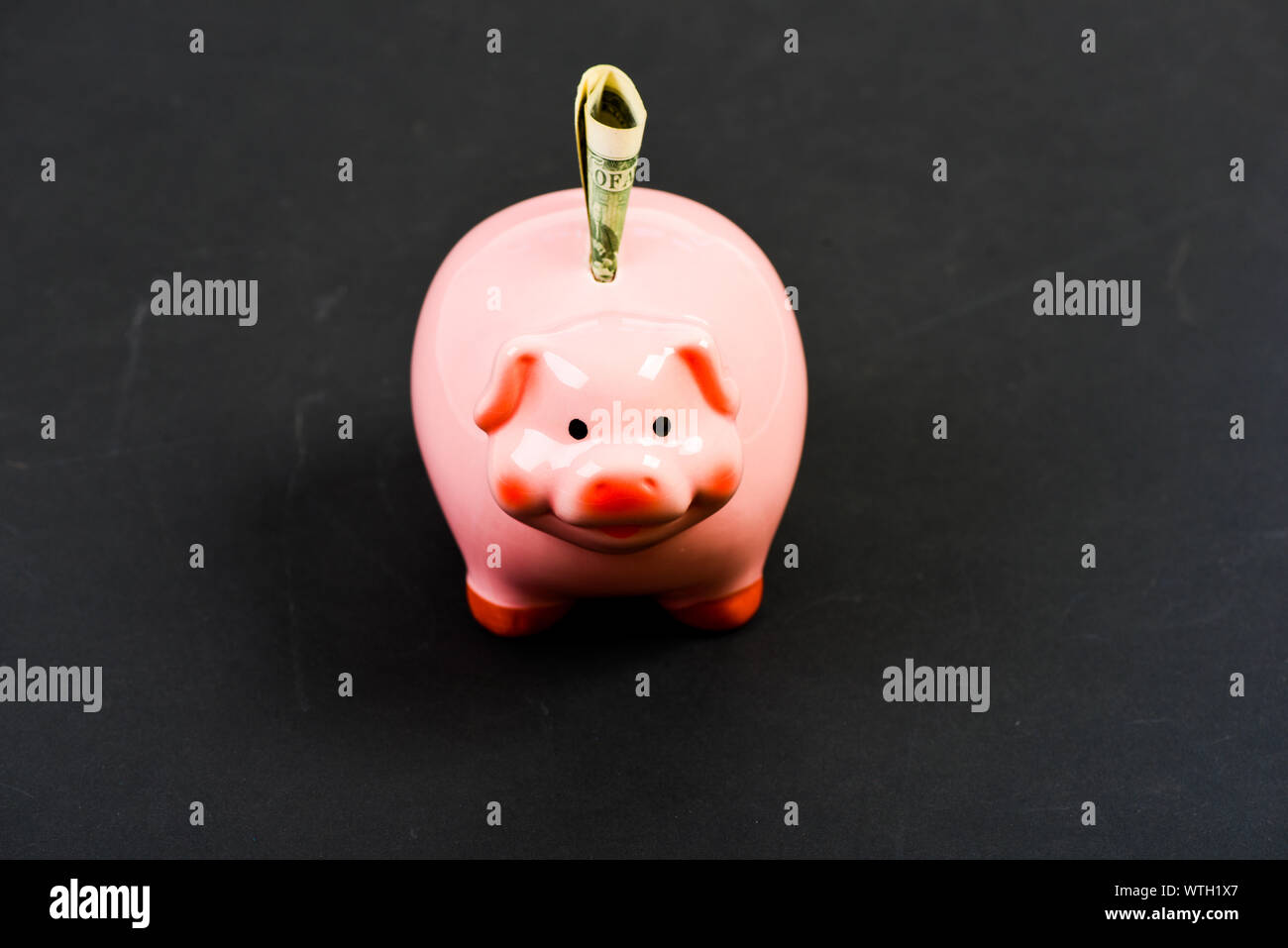 Earn money salary. Money budget planning. Financial wellbeing. Piggy ...