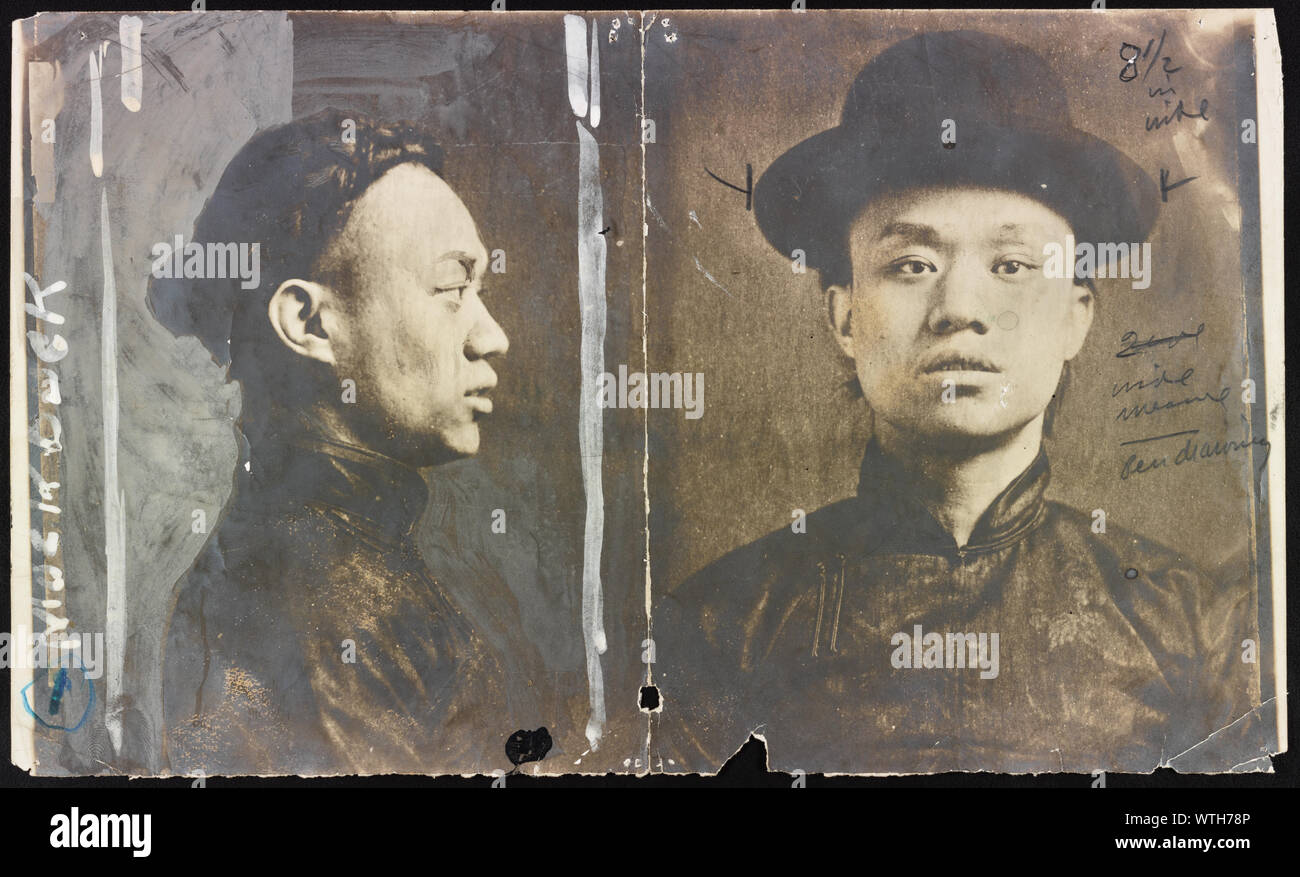 Mock Duck, leader of Hip Sing Tong organization in Chinatown, New York ...