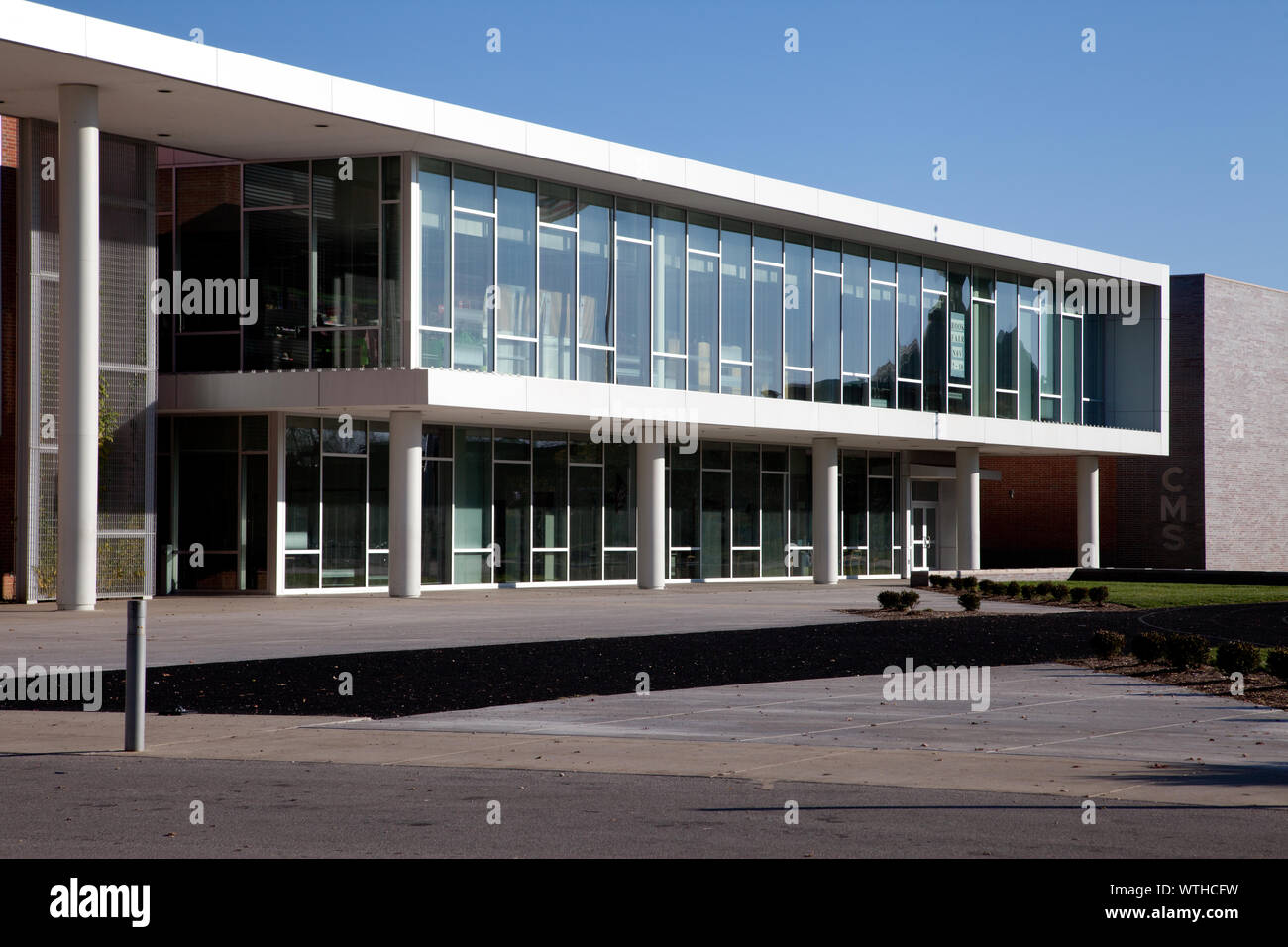 Modern architecture in Columbus, Indiana Stock Photo - Alamy