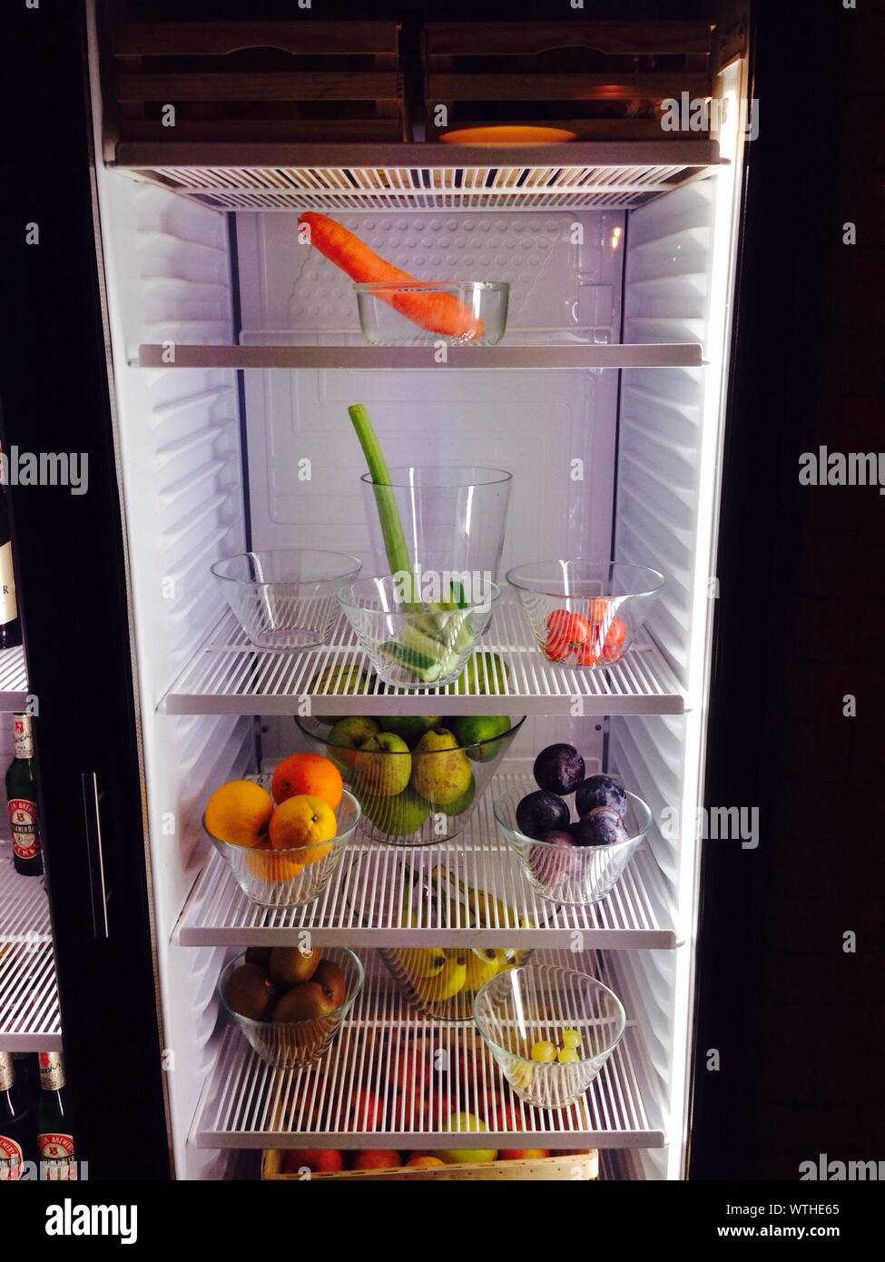 Refrigerator food temperature hi-res stock photography and images - Alamy