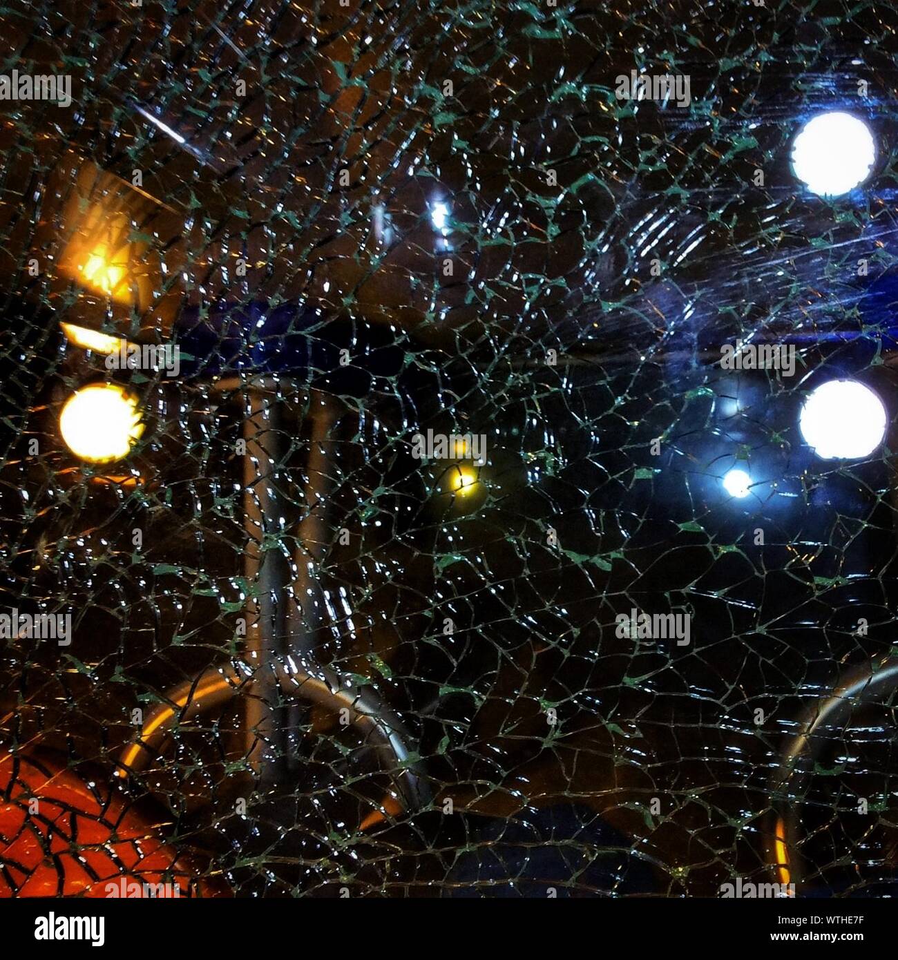 Broken glass lights hi-res stock photography and images - Alamy