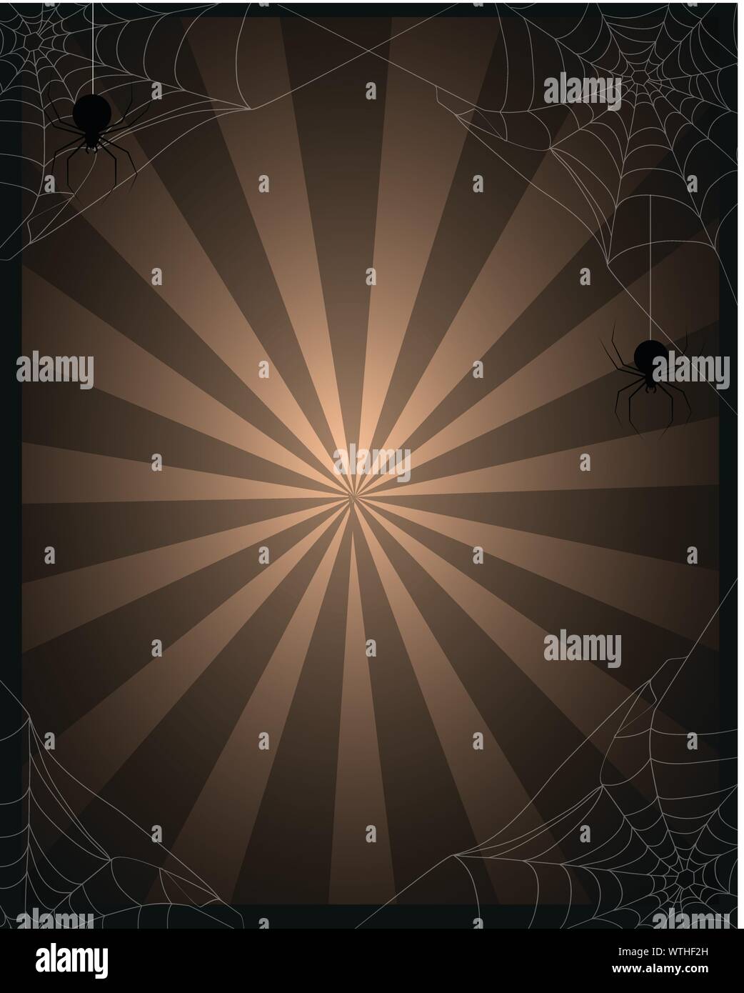 spider and webs over grunge background vector Stock Vector Image & Art ...