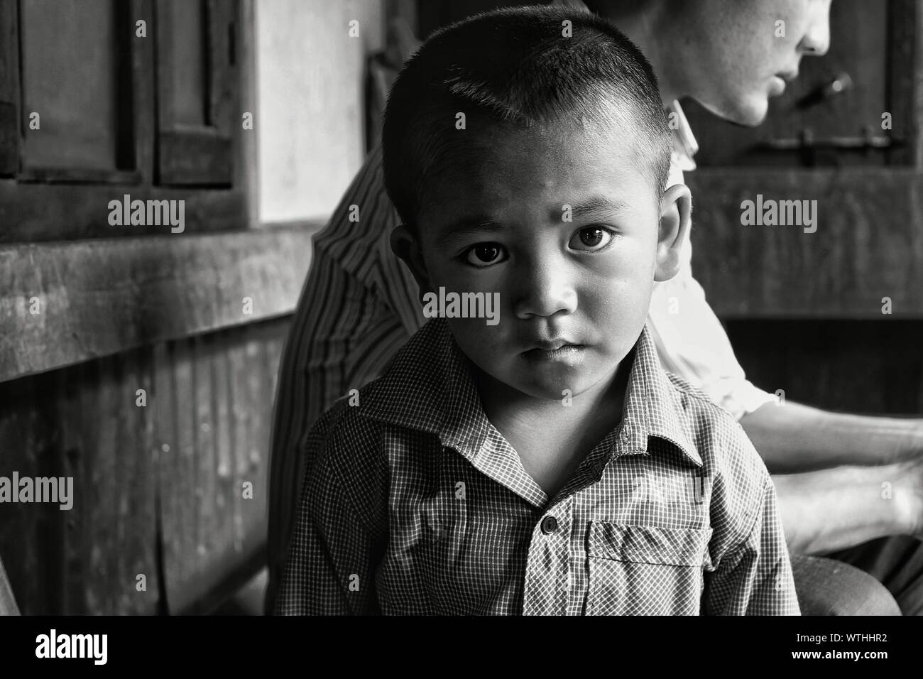 Serious looking child hi-res stock photography and images - Alamy