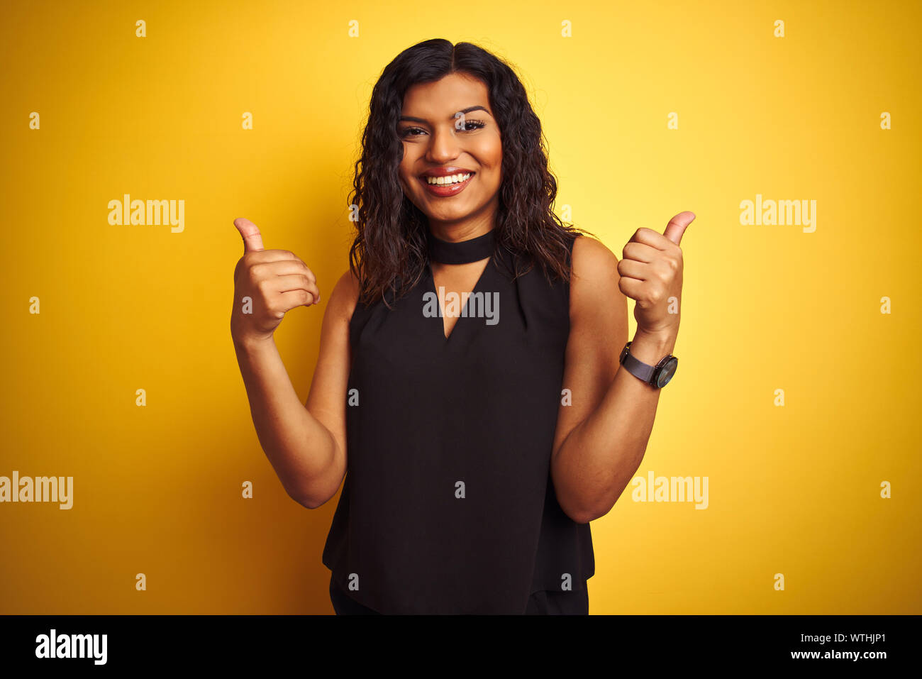 Transsexual transgender elegant businesswoman standing over isolated ...