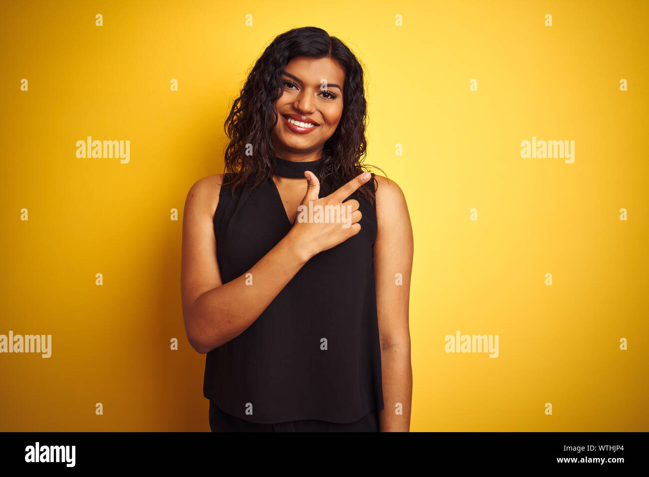 Transsexual transgender elegant businesswoman standing over isolated ...