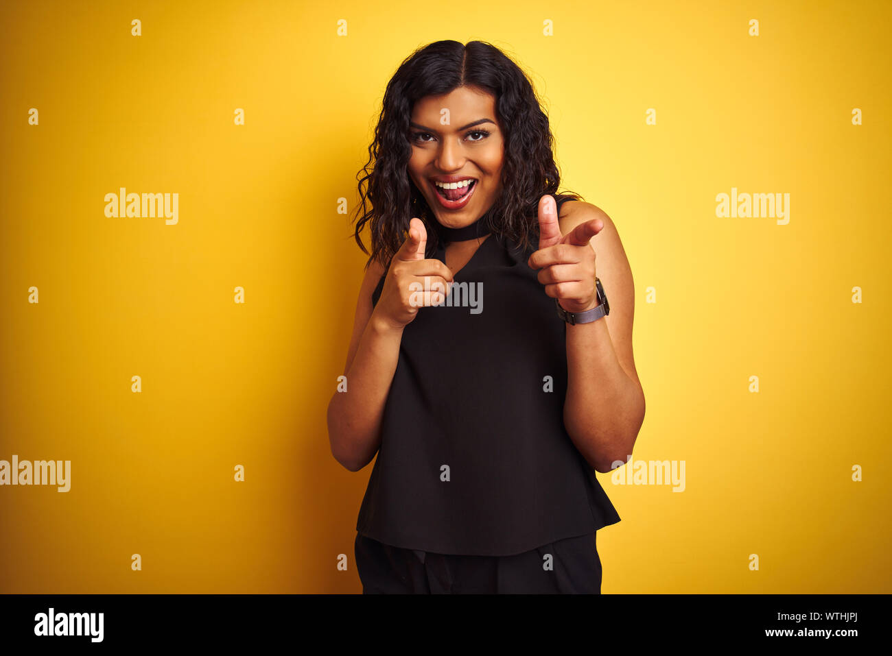 Transsexual transgender elegant businesswoman standing over isolated ...