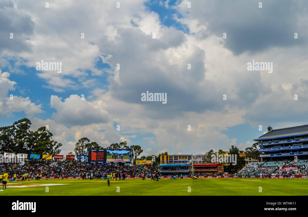 Wanderers cricket Stadium in Johannesburg Stock Photo - Alamy
