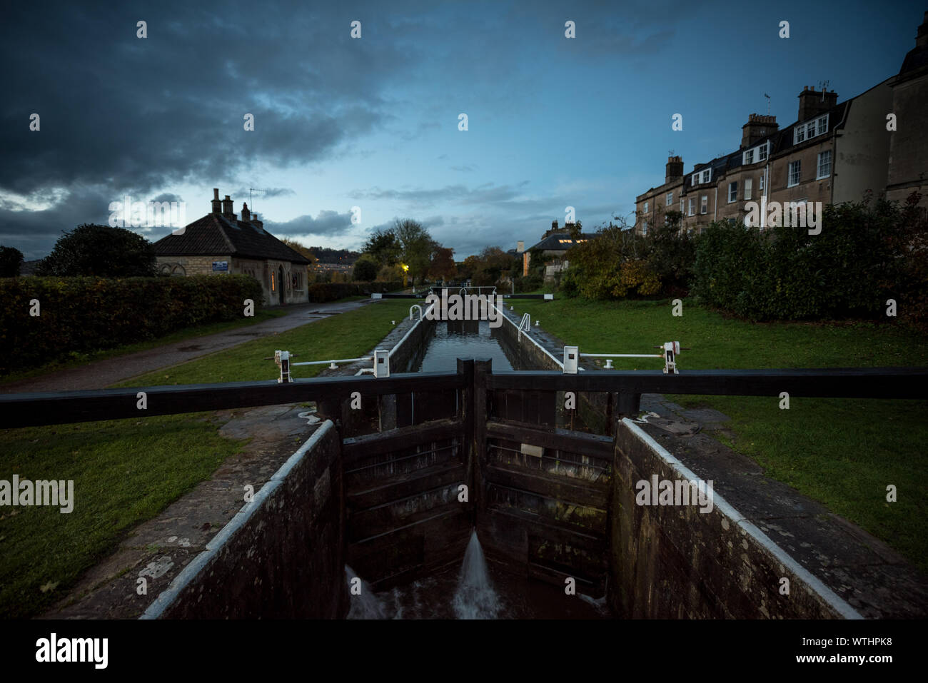 Kennet And Avon Canal Bath Locks Stock Photos & Kennet And Avon Canal ...