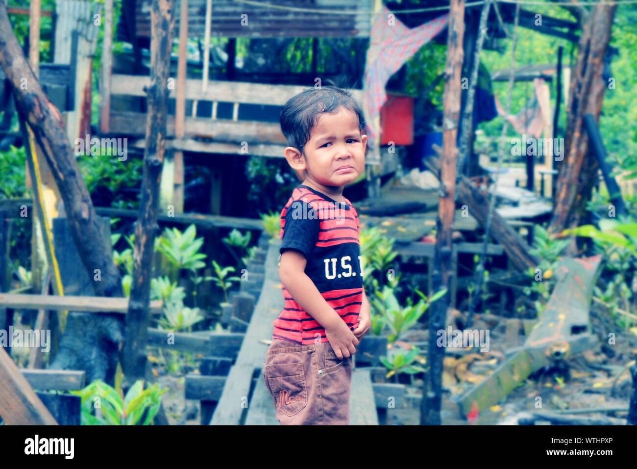 Indian boy crying hi-res stock photography and images - Alamy