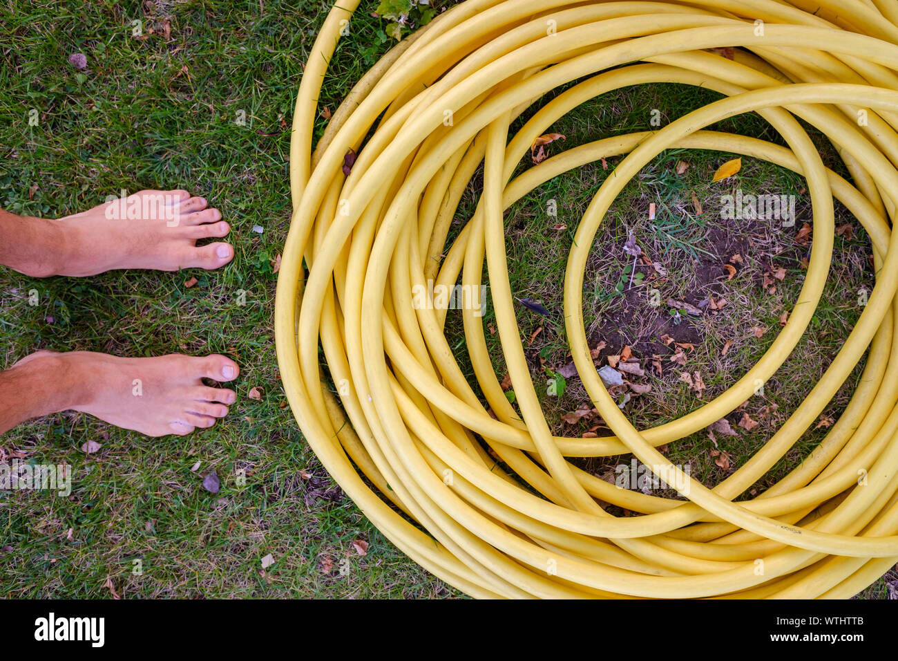 Hose pipe foot hi-res stock photography and images - Alamy