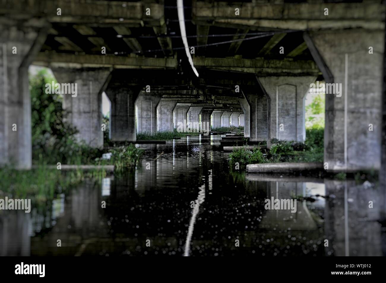 Bridge Water Concrete Architecture High Resolution Stock Photography ...