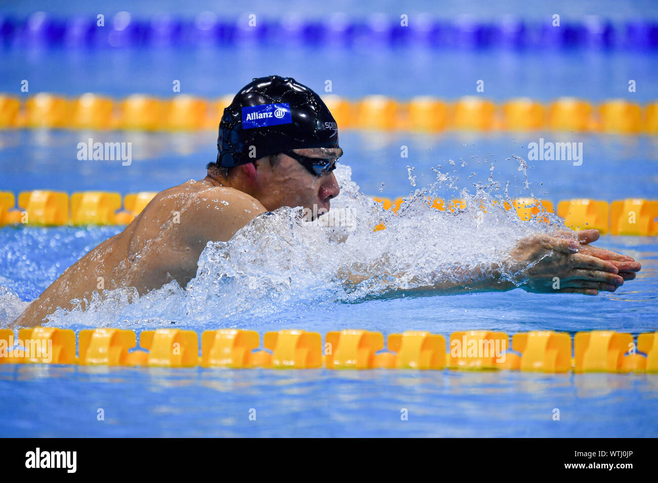 LONDON, UNITED KINGDOM. 11 Sep, 2019. Naohide Yamaguchi of Japan in ...