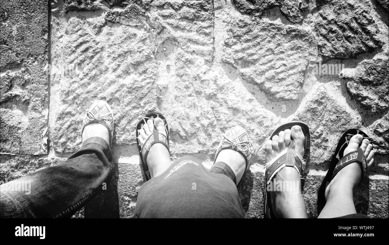 Feet Pavement High Resolution Stock Photography and Images - Alamy