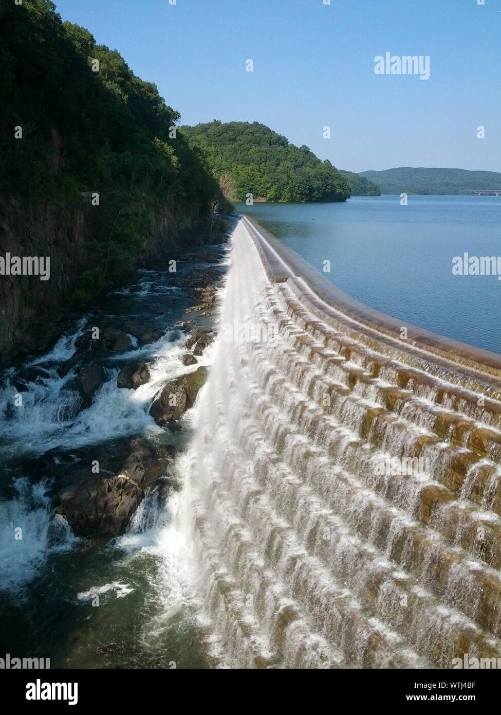 Artificial waterfall dam hi-res stock photography and images - Alamy