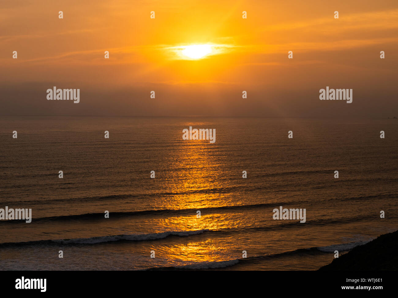 Sunset lima hi-res stock photography and images - Alamy