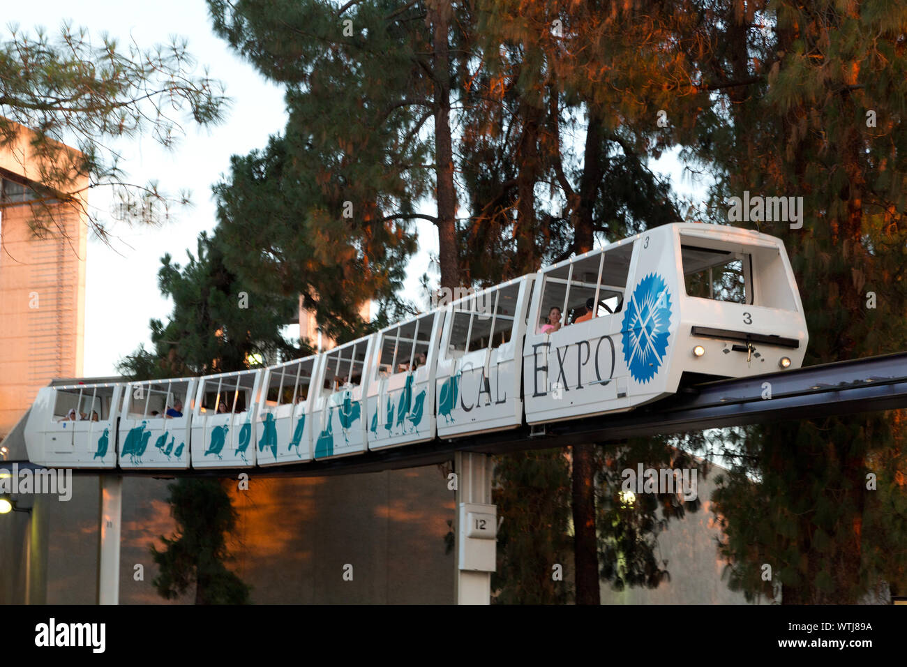 Monorail at the 2012 California State Fair held in Sacramento ...