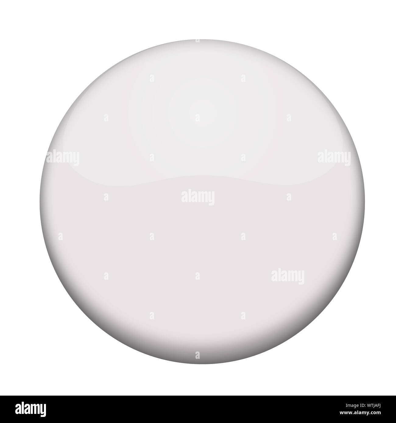 Illustration of a glossy white sphere Stock Photo - Alamy