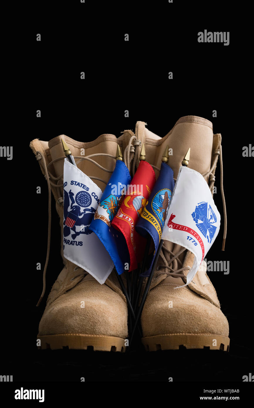 Us army boots hi-res stock photography and images - Alamy