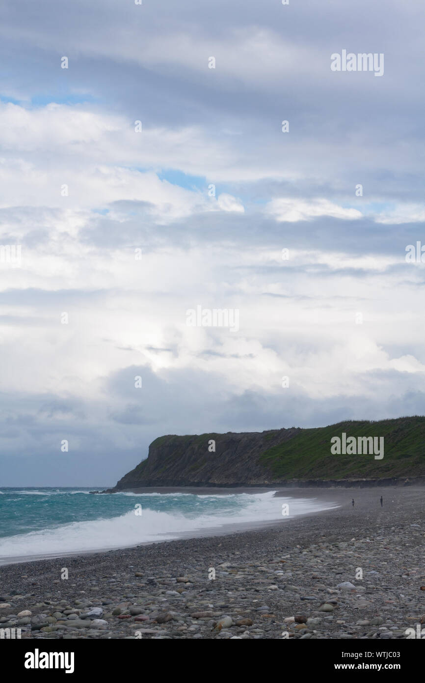 Four-Eight Highland at the end of pebble beach, looking the Philippine ...