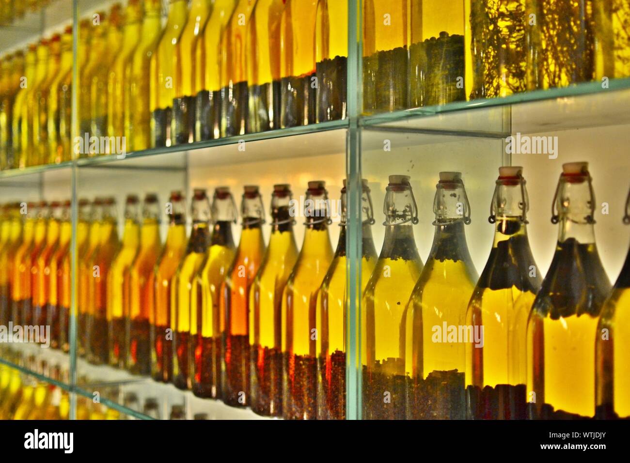 Bottles in rack hi-res stock photography and images - Alamy