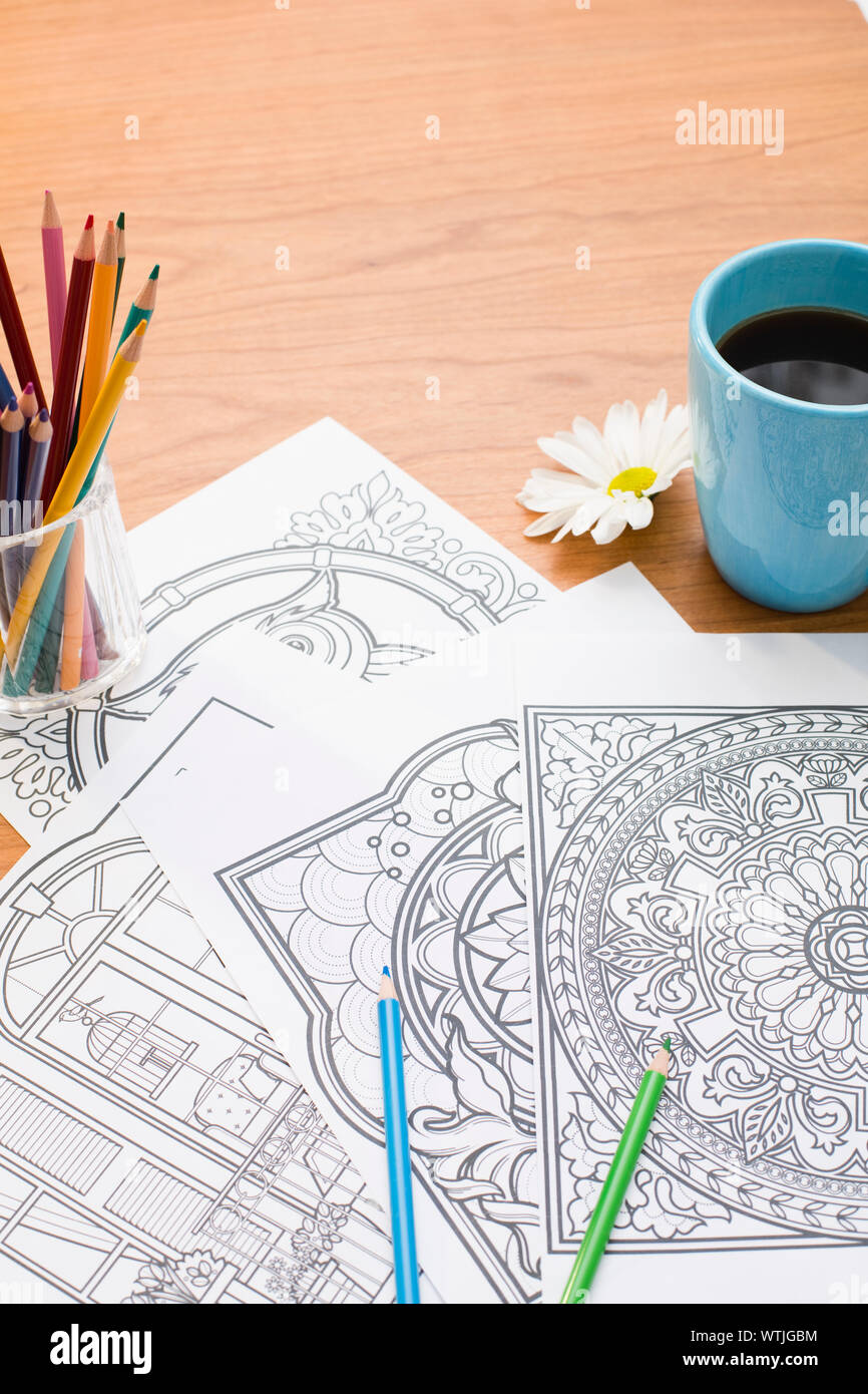 Coloring book page hi-res stock photography and images - Alamy