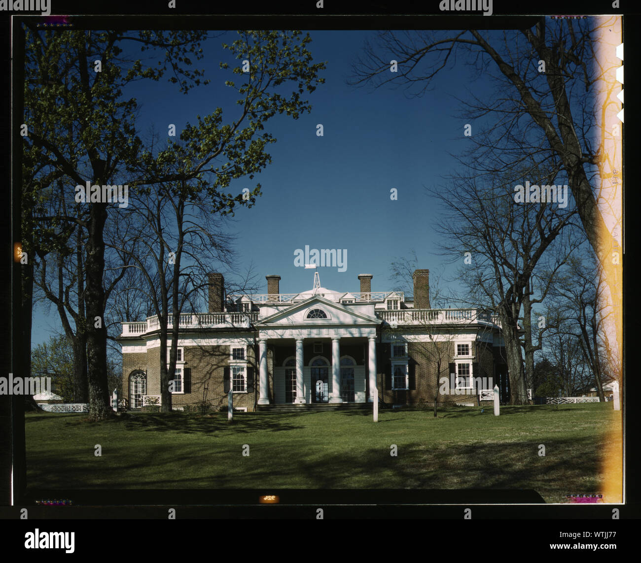 Monticello, home of Thomas Jefferson, Charlottesville, Va.; Monticello ...