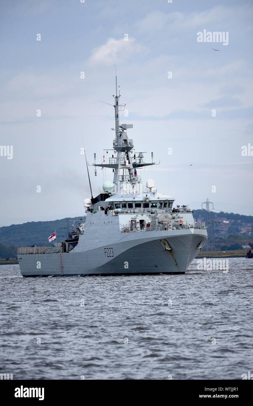 HMS Medway is the latest warship to be commissioned into the Royal Navy ...