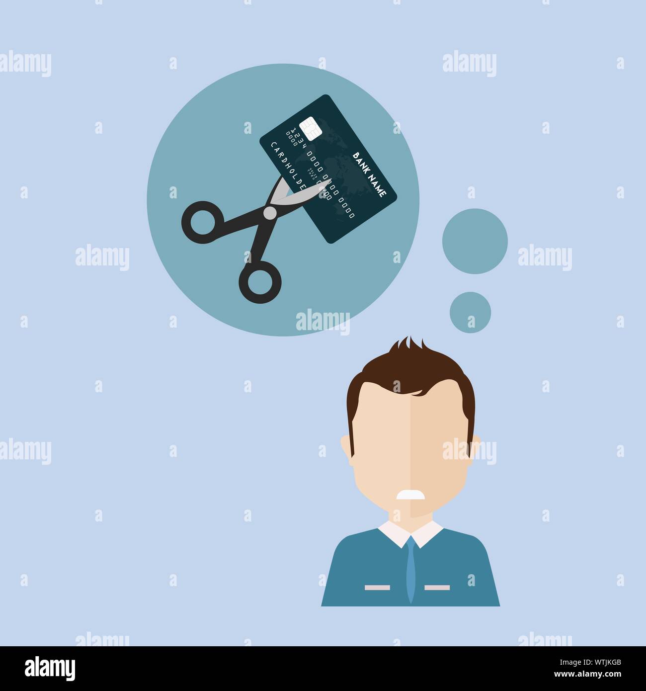 Debit card cut Stock Vector Images - Alamy