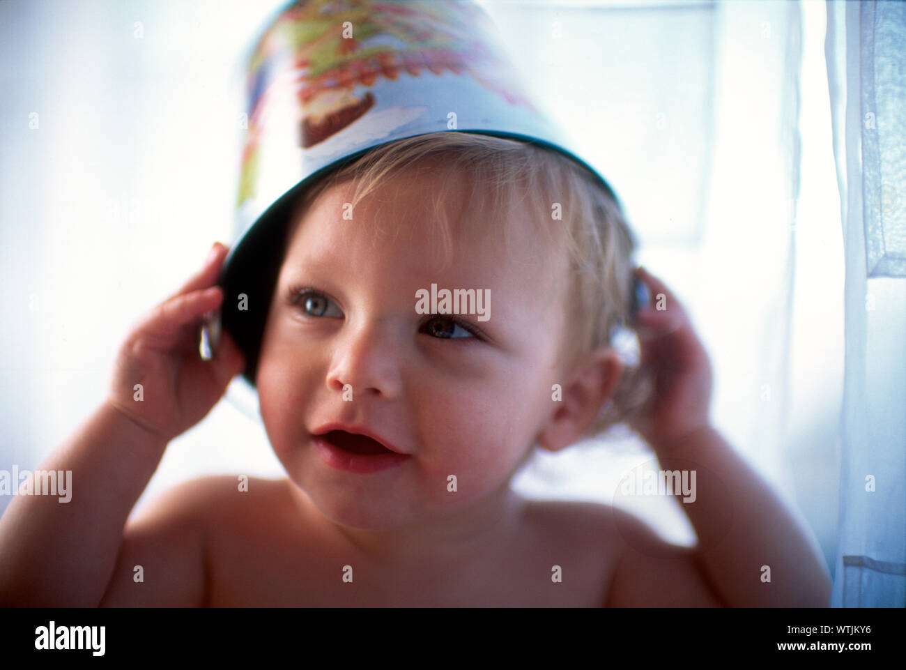 Front view of an adorable baby boy Stock Photo - Alamy
