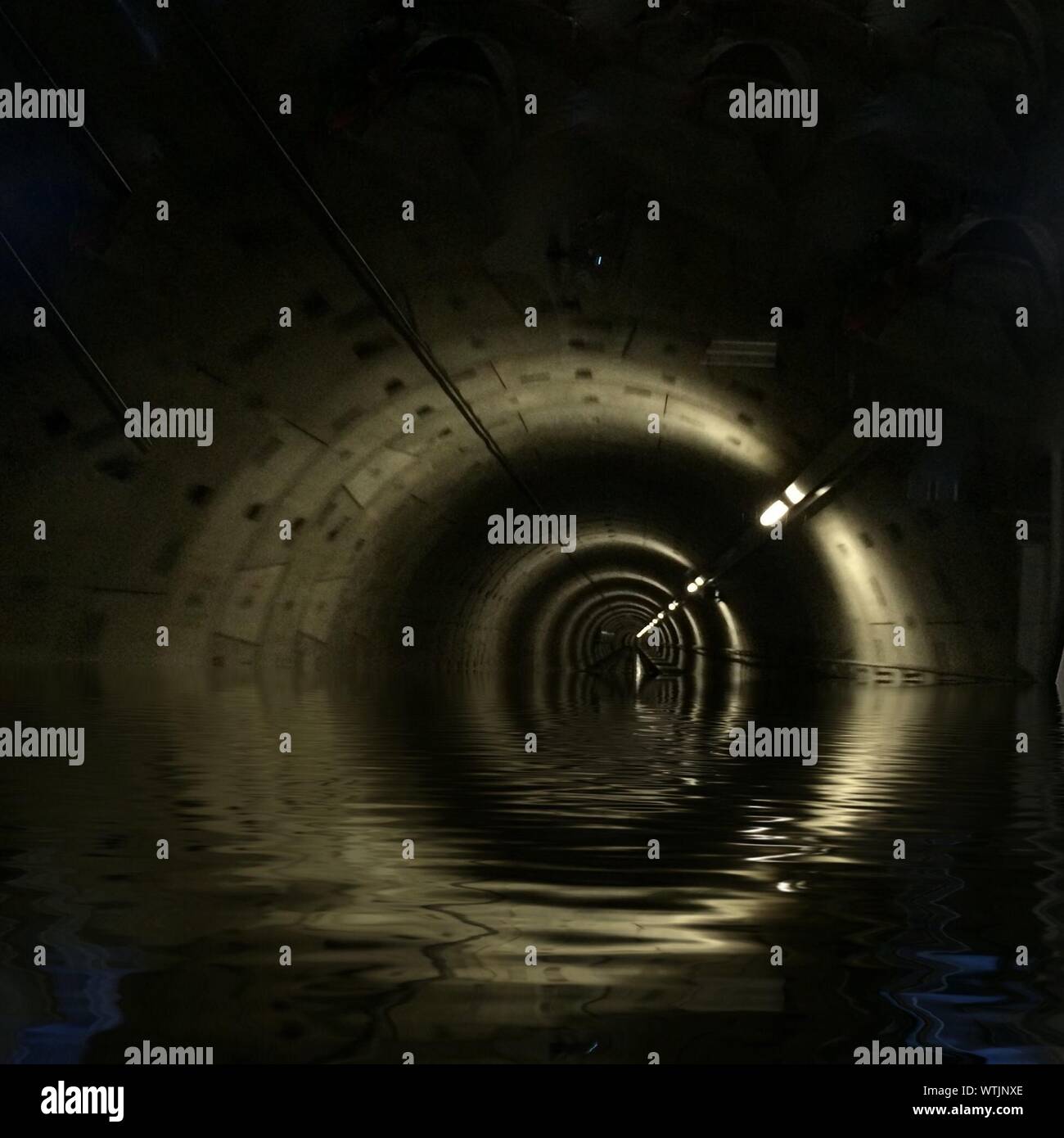 Water sewer tunnel hi-res stock photography and images - Alamy