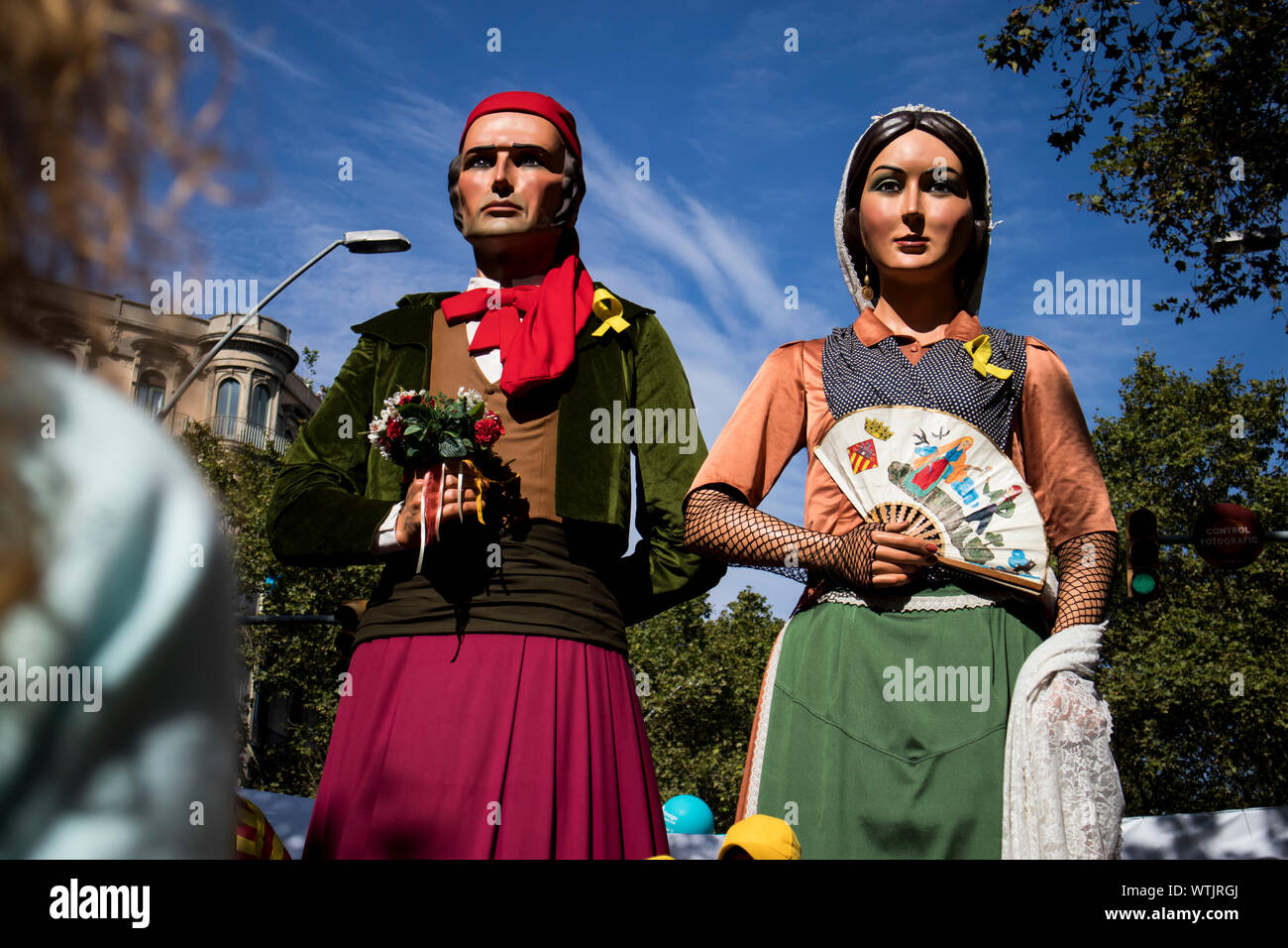 Giant festival puppets spain hi-res stock photography and images - Alamy