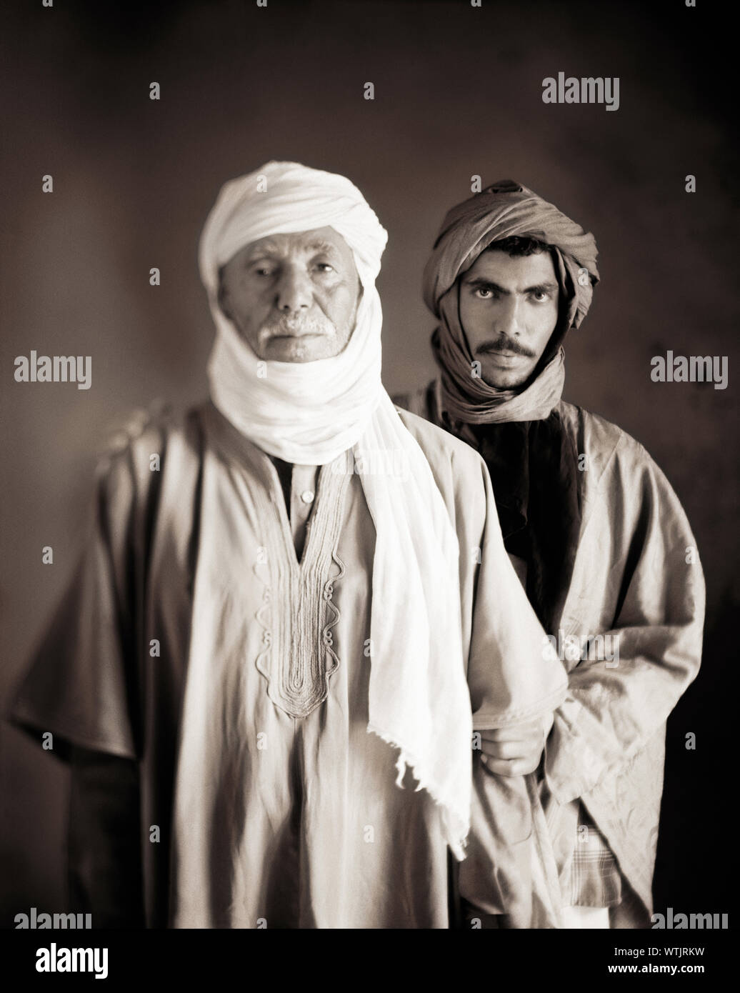 portrait of 2 Moroccan men Stock Photo - Alamy