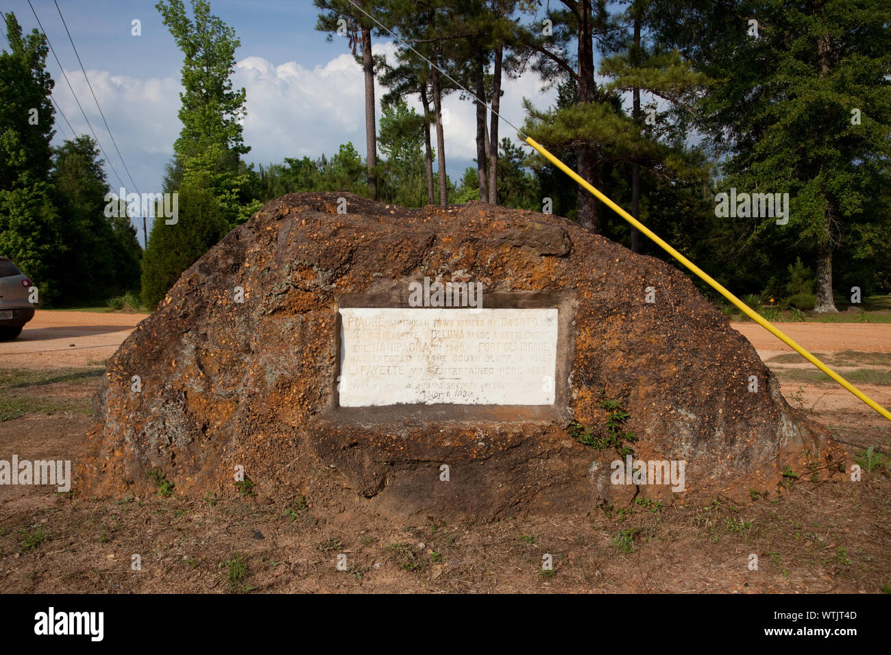 Monument in Claiborne, Alabama Stock Photo - Alamy