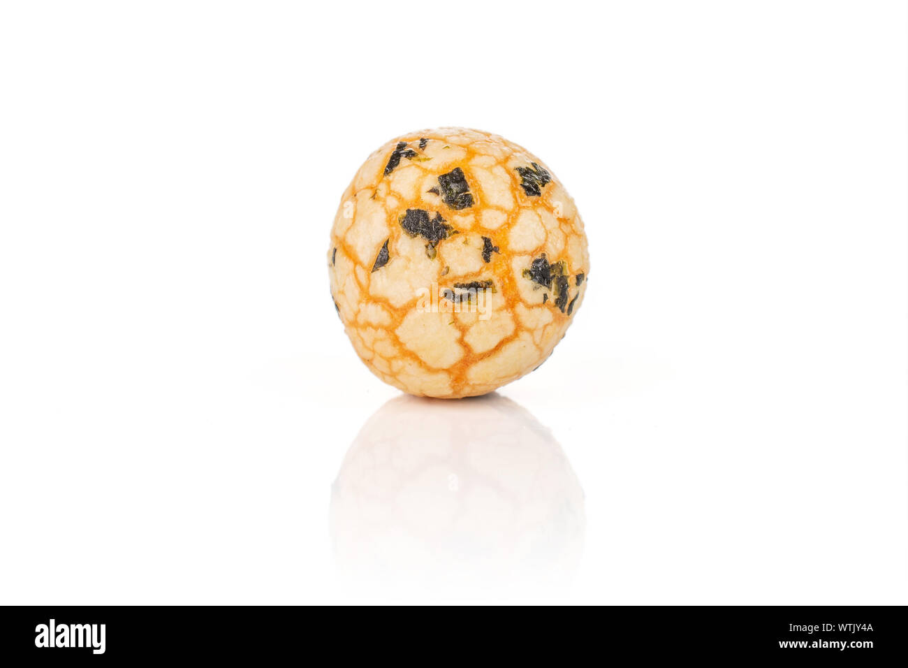 One whole orange rice japan assortment isolated on white background ...