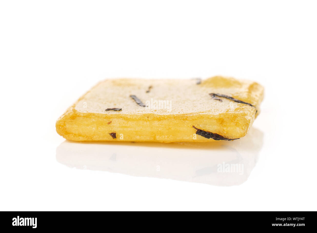 One whole square rice japan assortment isolated on white background ...