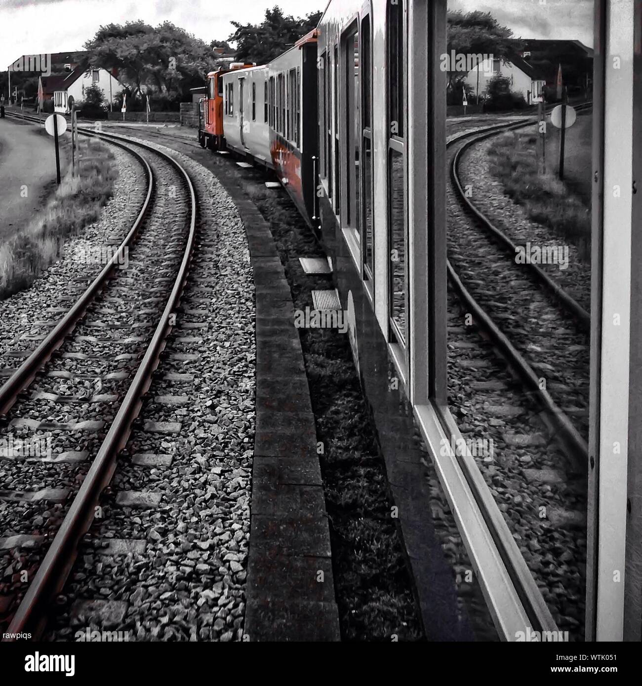 Railroad track train hi-res stock photography and images - Alamy