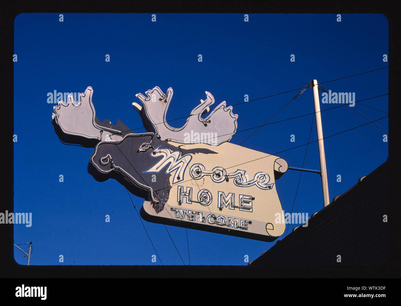 Moose home sign hi-res stock photography and images - Alamy