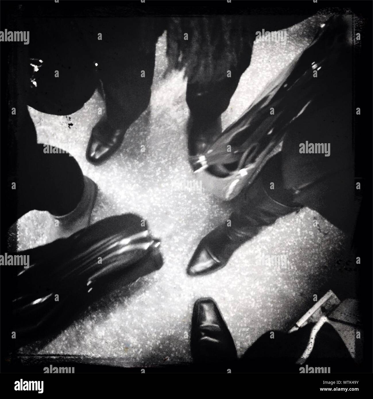 People standing by train hi-res stock photography and images - Alamy